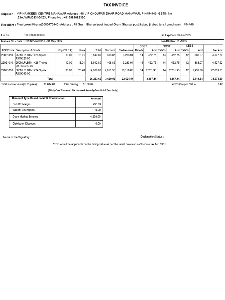 Sales Invoice | PDF | Economies | Public Finance