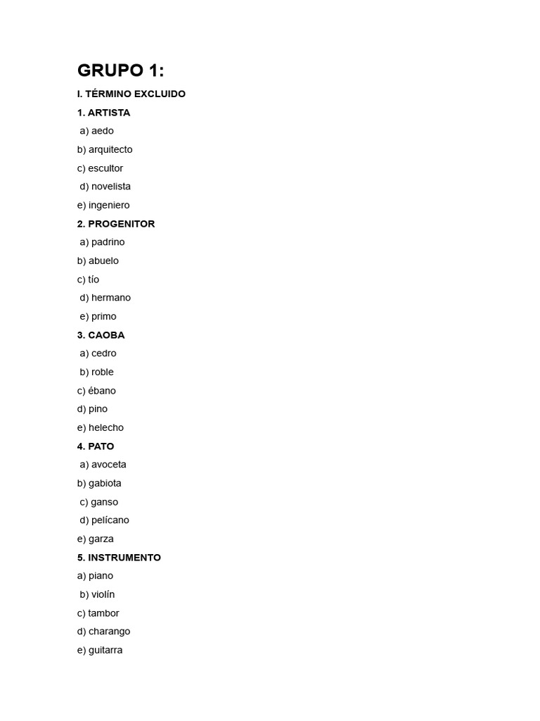 EJERCICIOS GRUPALES | PDF