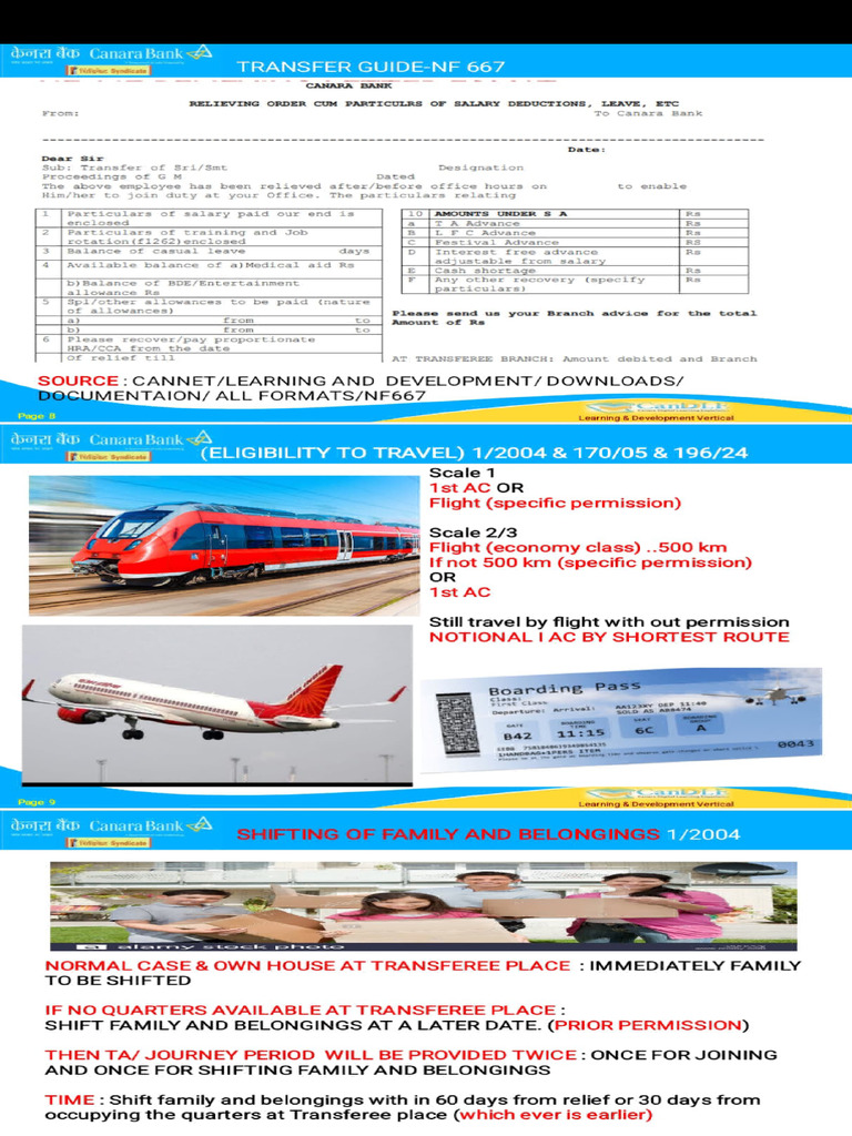 Transfer Guidelines and Allowance | PDF | Economies