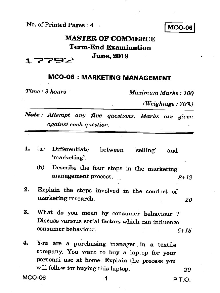 Mco 6 | Download Free PDF | Marketing | Consumer Behaviour