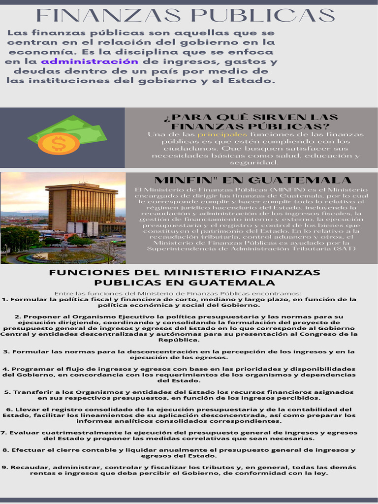 Finanzas Publicas | PDF | Impuestos | Presupuesto