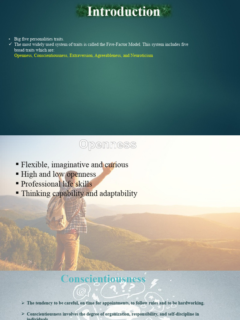 Personality Traits | PDF | Extraversion And Introversion | Psychology