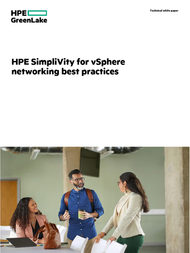 HPE SimpliVity for vSphere networking best practices-a50000783enw | Download Free PDF | Computer ...