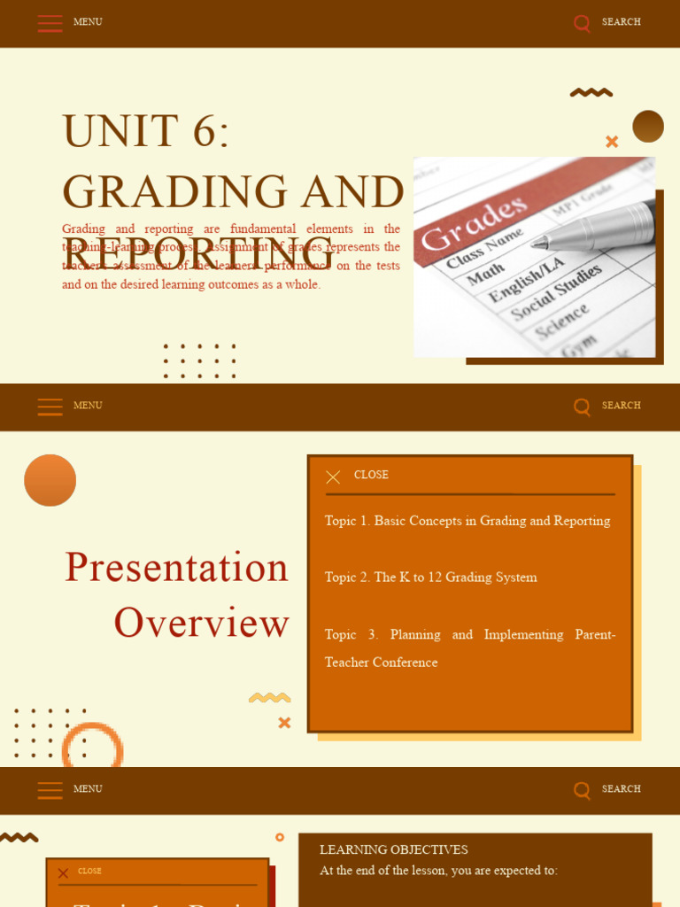 Unit 6 Grading and Reporting Final Version | PDF | Educational ...