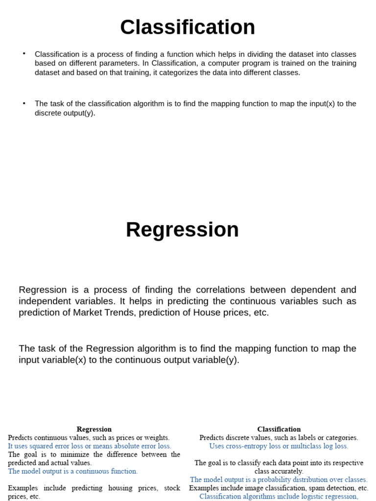 Lec 2 | PDF | Regression Analysis | Statistical Classification