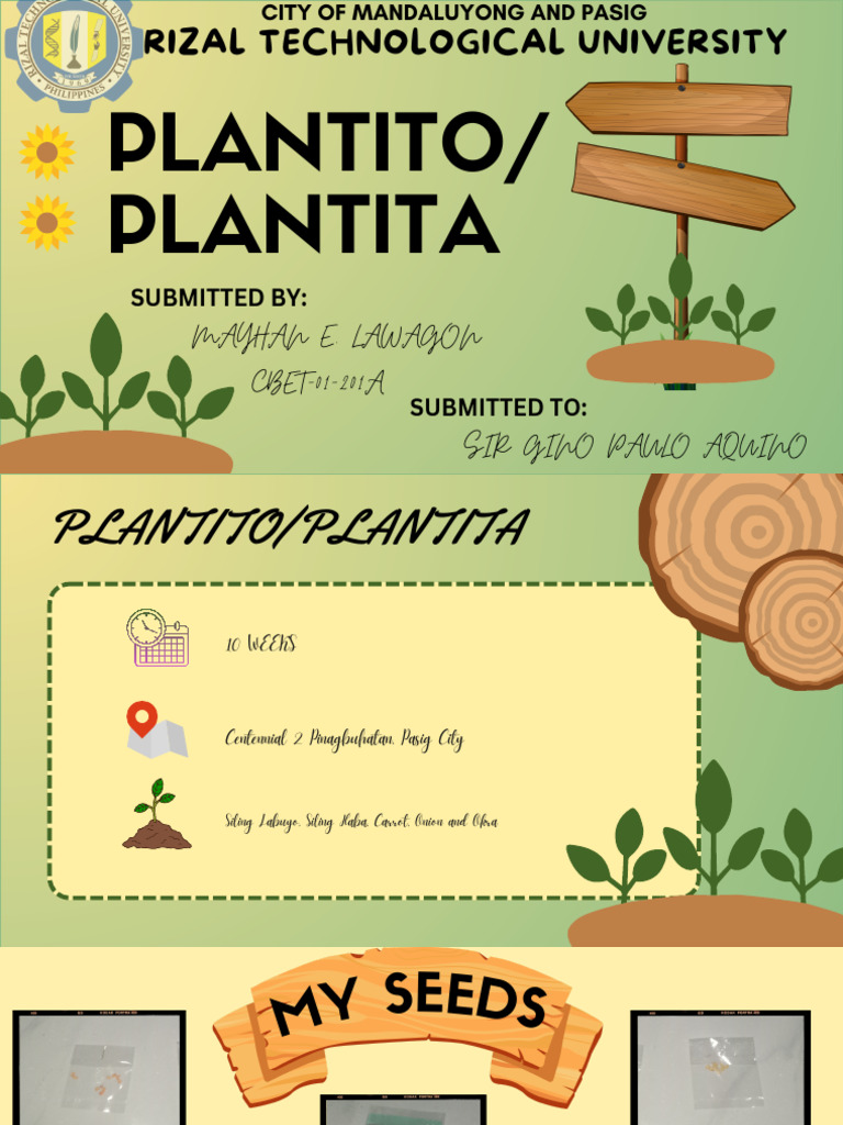Week 6 Lawagon, Mayhan E. - Plantitoplantita | PDF | Agriculture ...