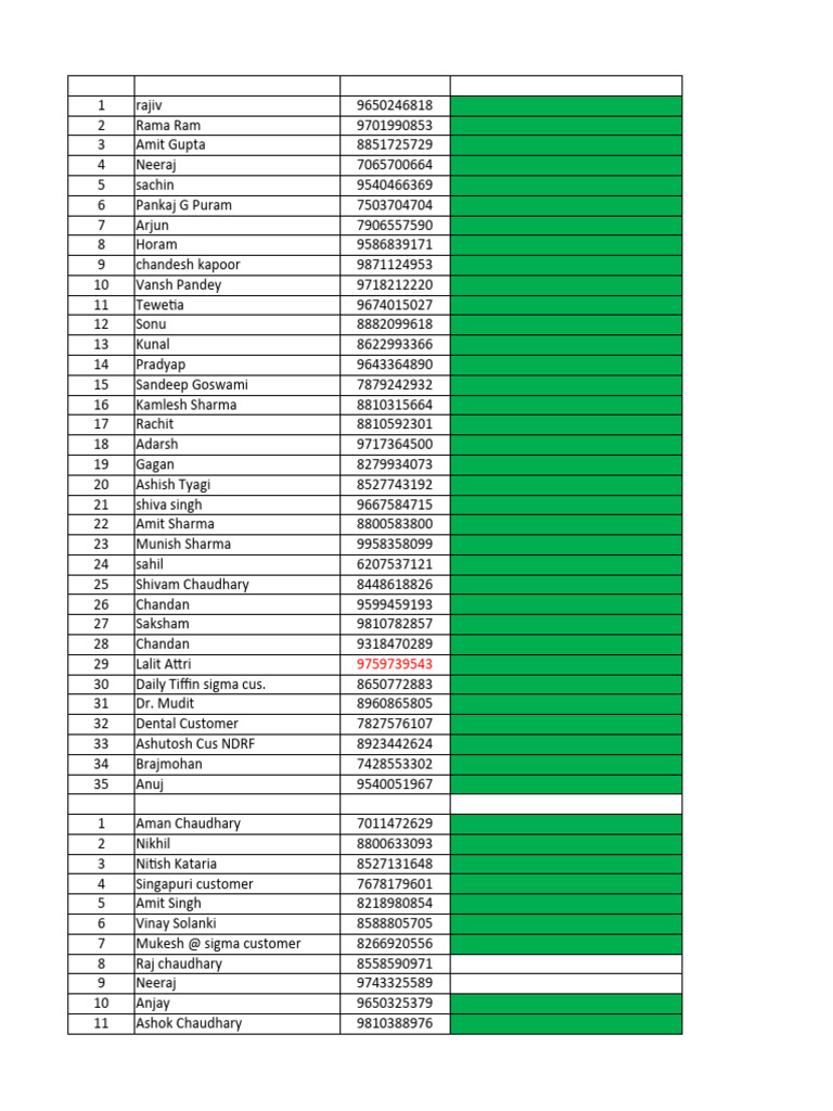 Sigma Street Foods Client Data (AutoRecovered) (AutoRecovered) | PDF