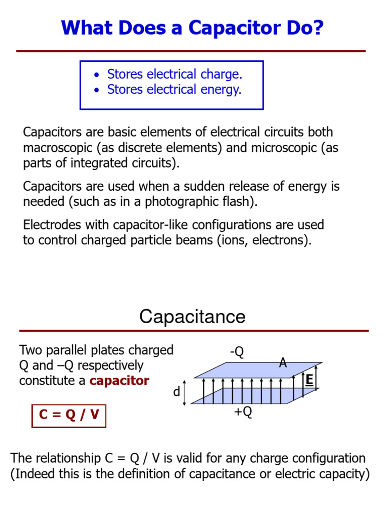 CAPACITOR | PDF | Capacitor | Capacitance