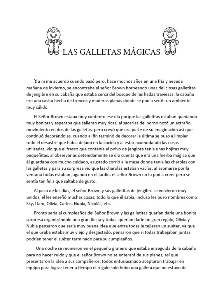 Las Galletas Mágicas | PDF | Galleta