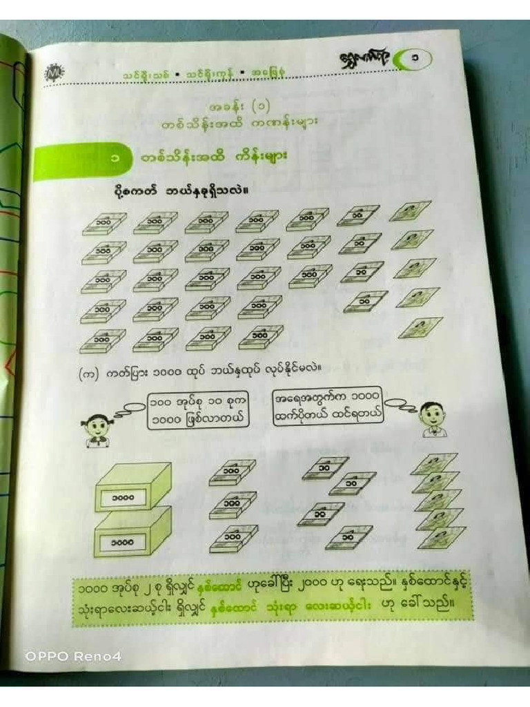 Grade 3 သငျ်ခြာ Pdf