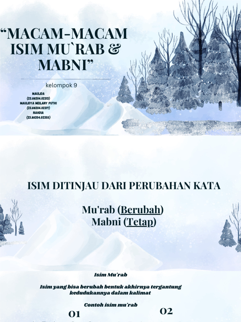 Nahwu Kelompok 9 | PDF