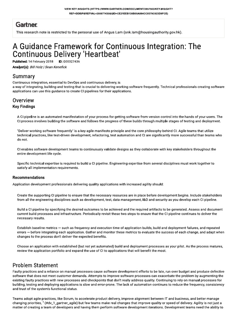 A Guidance Framework for Continuous Int.. | PDF