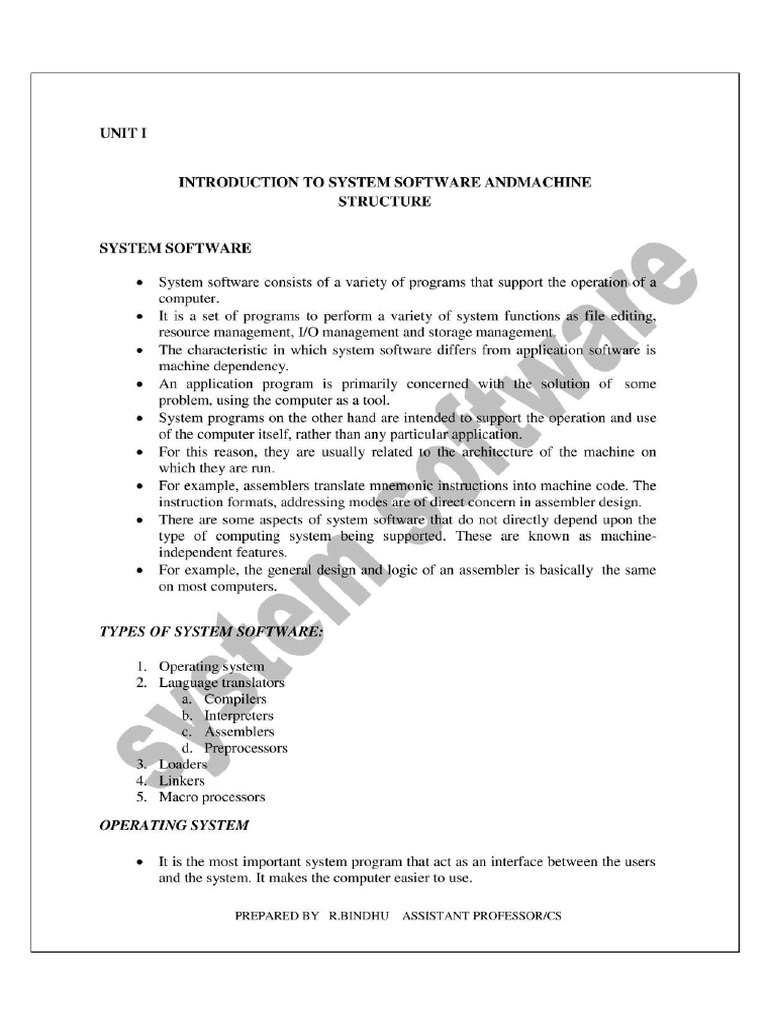 Ss Notes Unit 1 - 01 | PDF