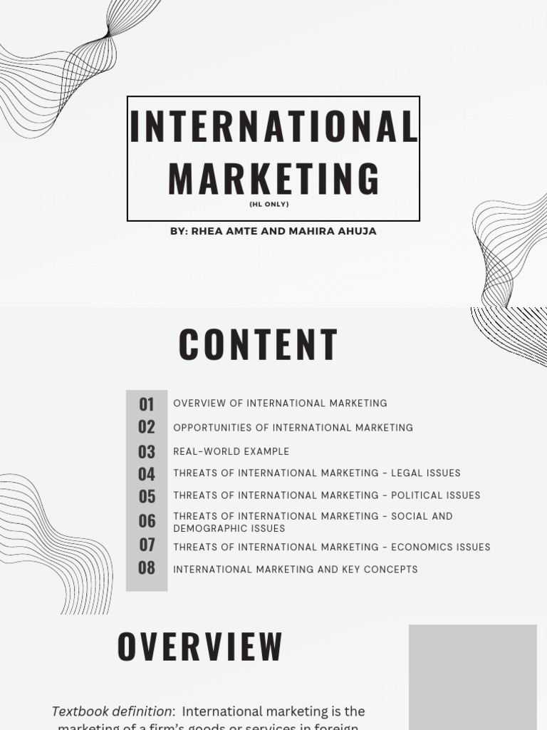International Marketing | PDF | Marketing | Tariff