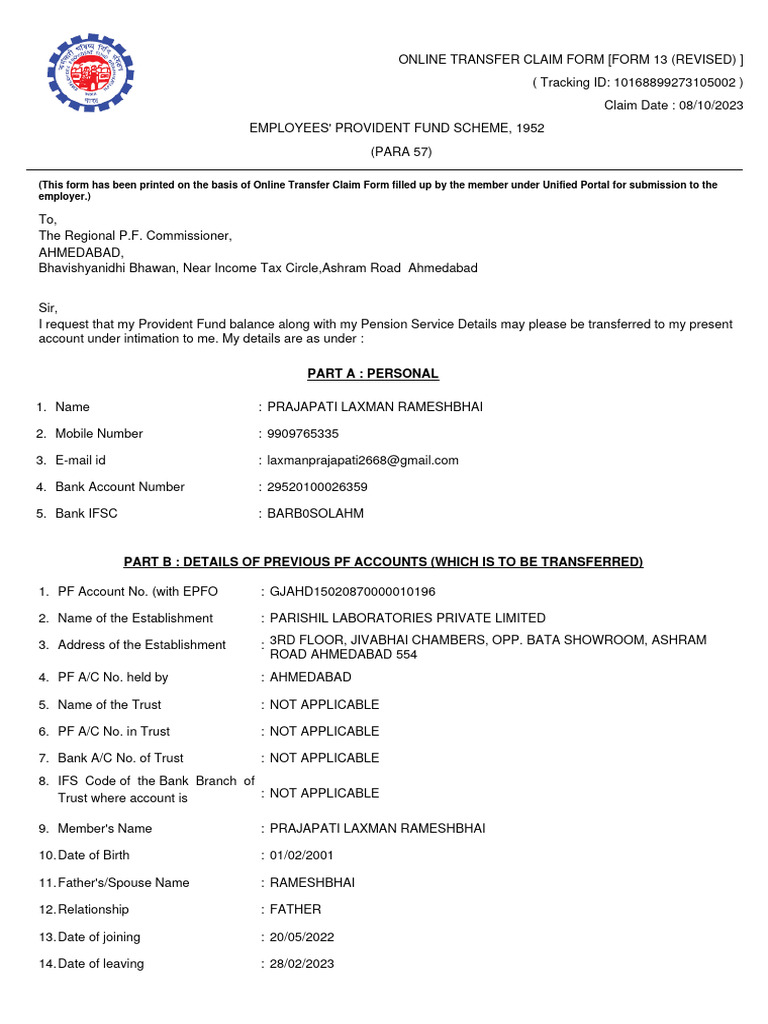 Kishan PF 3 | Download Free PDF | Financial Services | Taxation