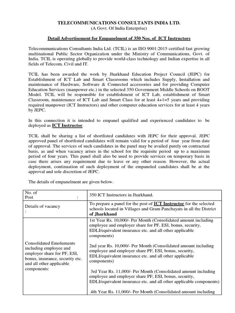 Telecommunications Consultants India LTD | PDF | Educational Technology ...