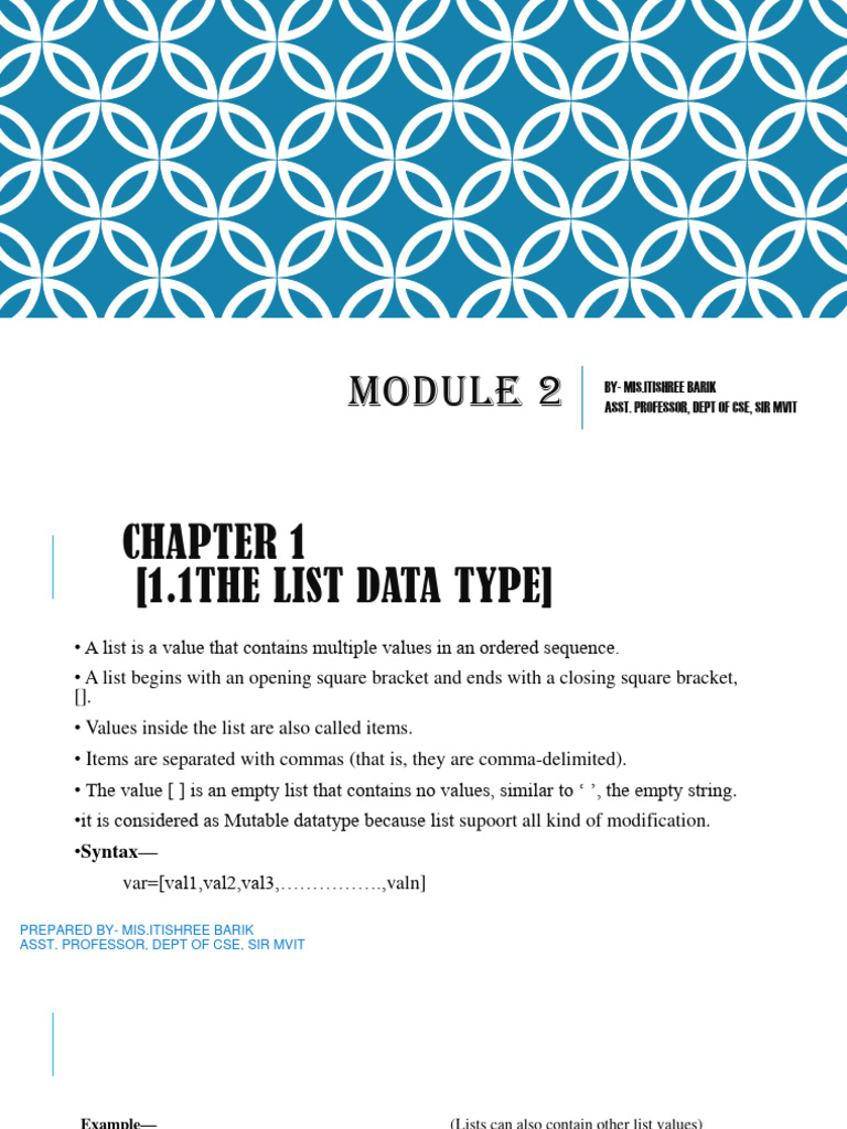 Py Module 2 Chapter1 Pdf Computer Science Programming Paradigms 