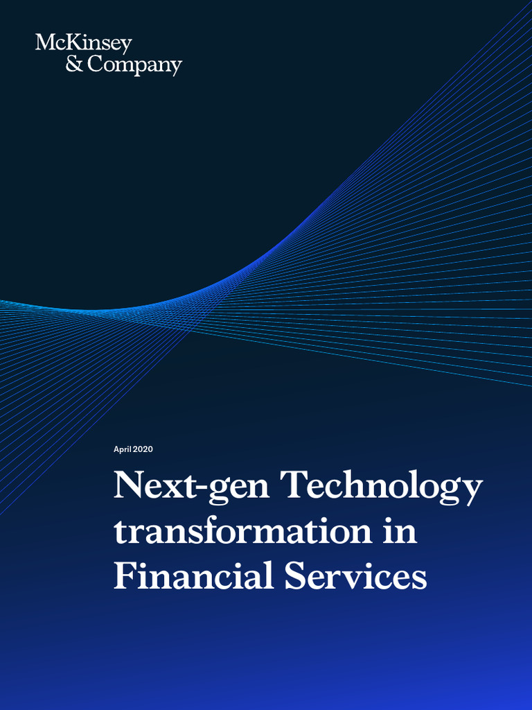 Next Gen Technology Transformation in Financial Services | PDF | Chief ...