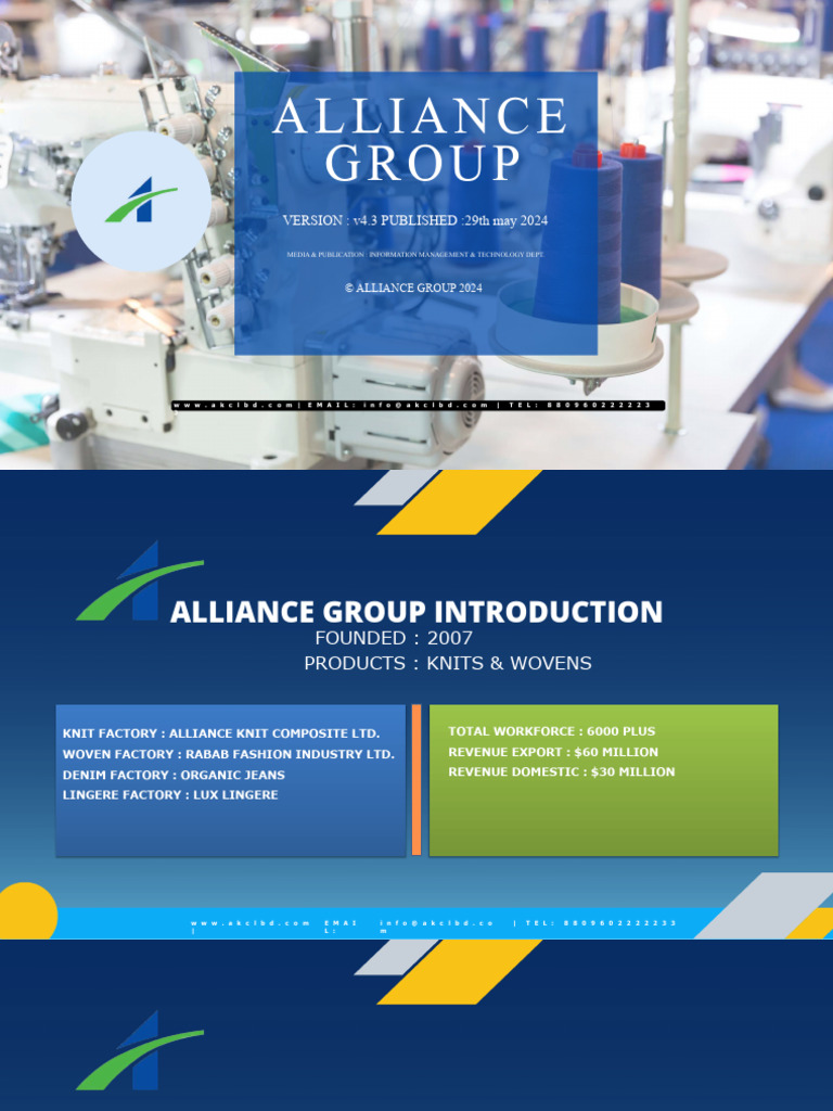 Alliance Knit Composite Overview | PDF | Clothing | Textiles