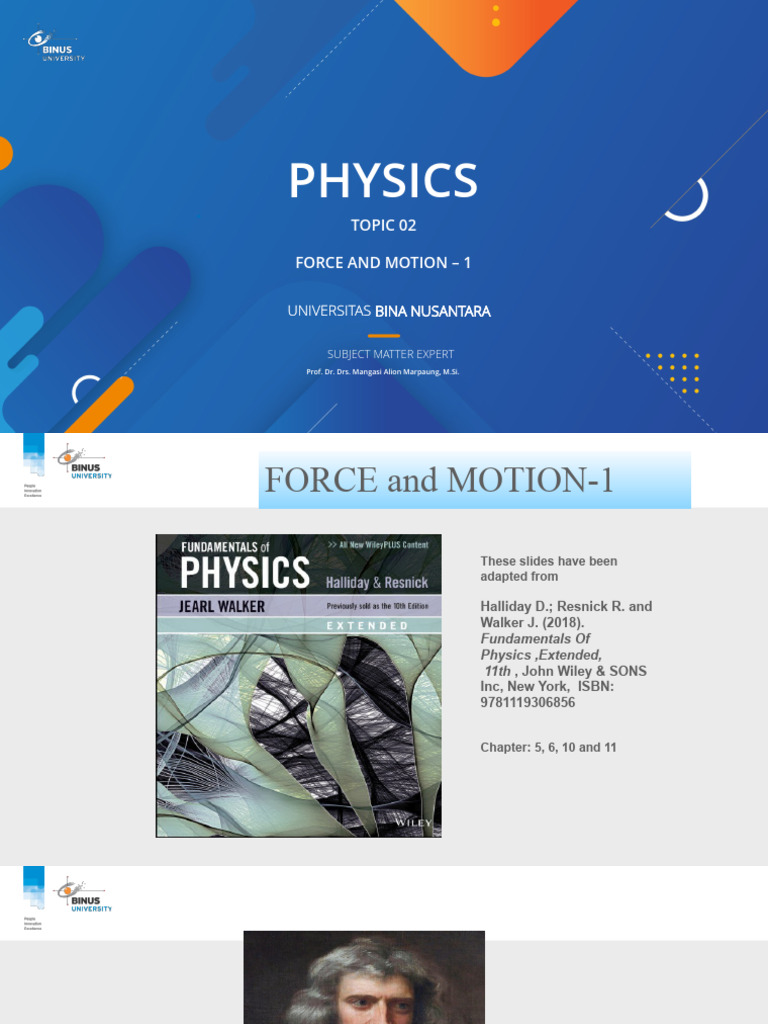 Force and Motion-1 | PDF | Force | Friction
