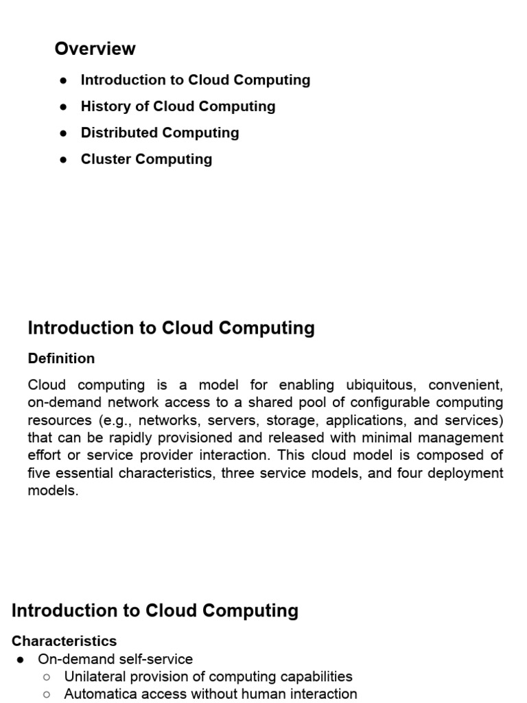 CC Full Slides | PDF | Cloud Computing | Platform As A Service