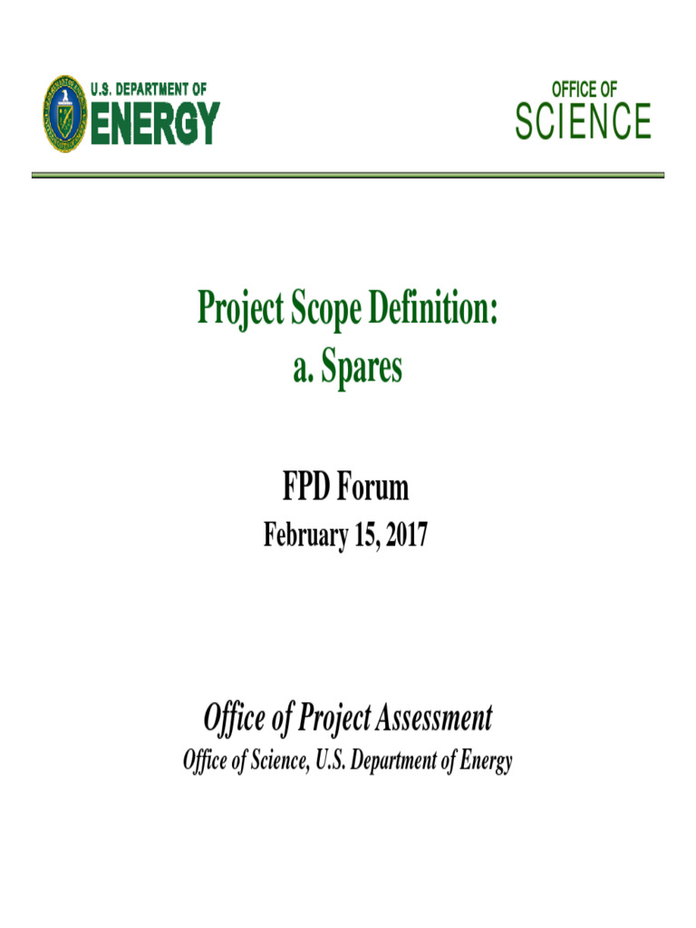 Guidance on Project Spares Management | PDF | Expense | Particle ...