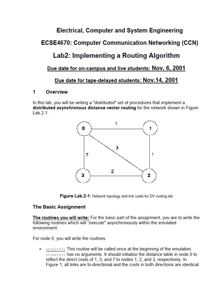 ccn2001-lab2 | Download Free PDF | Routing | Computer Network
