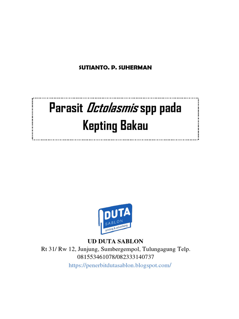 Parasit Octolamis SPP Pada Kepiting Bakau | PDF