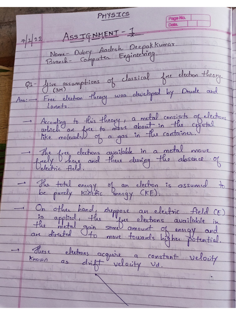 Physics Assignment | PDF