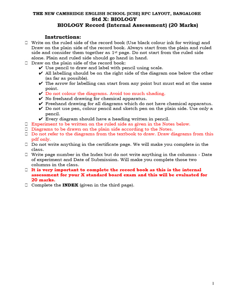 10 Biology Record Notes Updated | PDF | Atrium (Heart) | Ventricle (Heart)