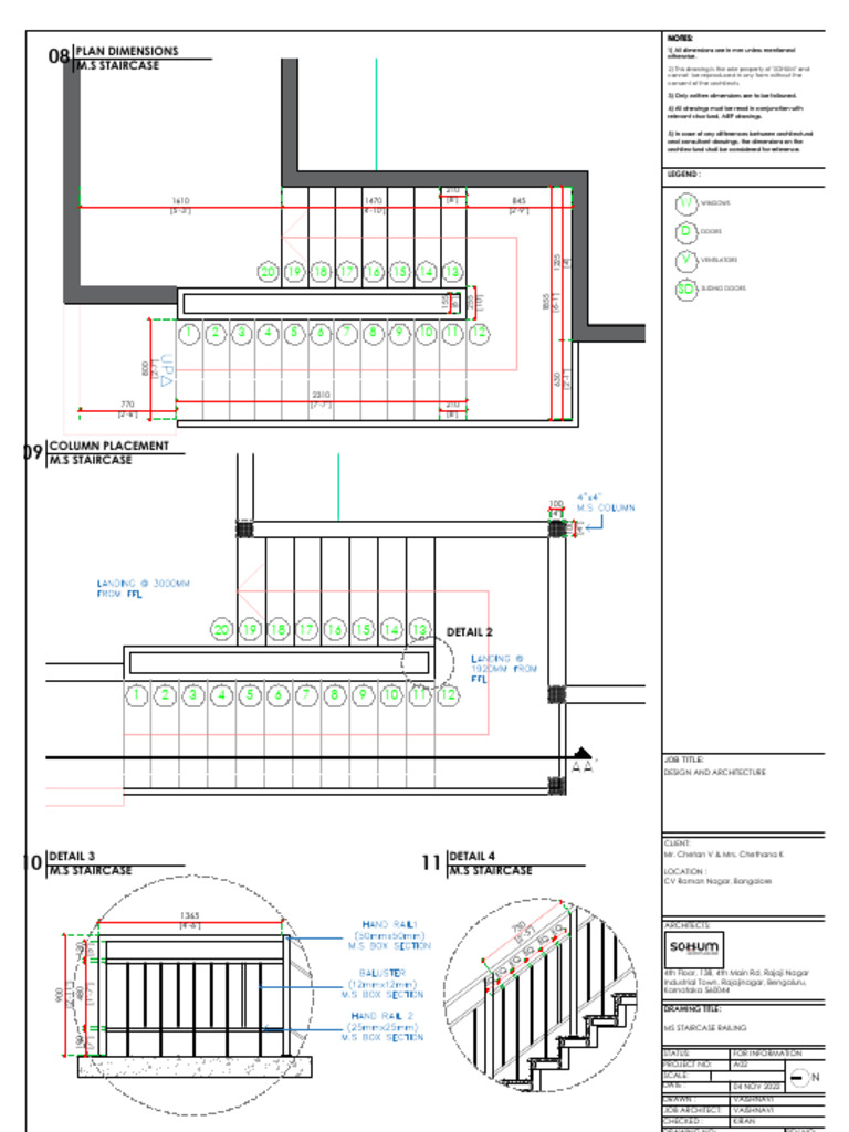 MS STAIRCASE DETAILS 2 | PDF