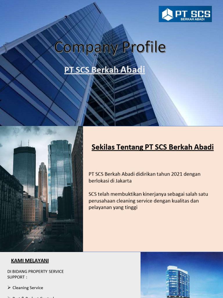 Profil Perusahaan PT SCS Berkah Abadi | PDF