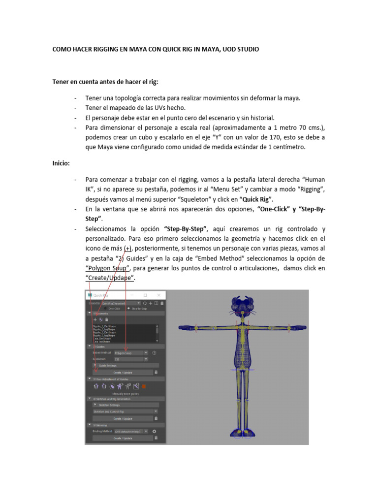 RIGGING Quick Rig | PDF | Mano | Sistema musculoesquelético
