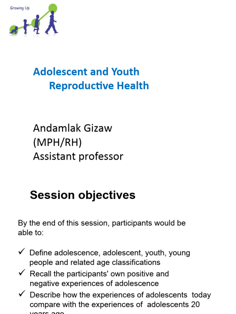 Lecture VI - Adolescent RH | PDF | Adolescence | Youth