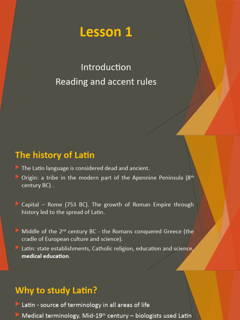 Lesson 1 | PDF | Latin | Ancient Rome