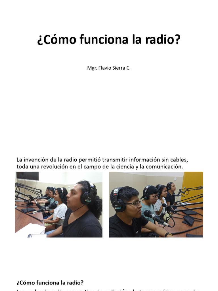 Como Funciona La Radio | PDF | Radio | Radiación electromagnética
