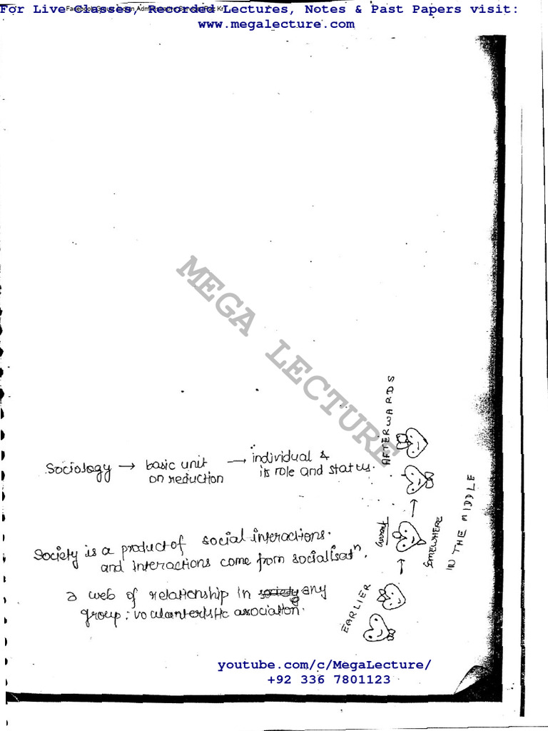 Sociology Notes HW | PDF