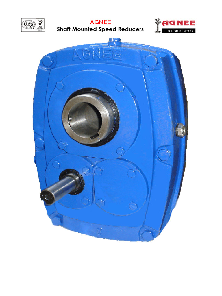 Agnee Shaft Mounted Speed Reducer | PDF | Belt (Mechanical ...