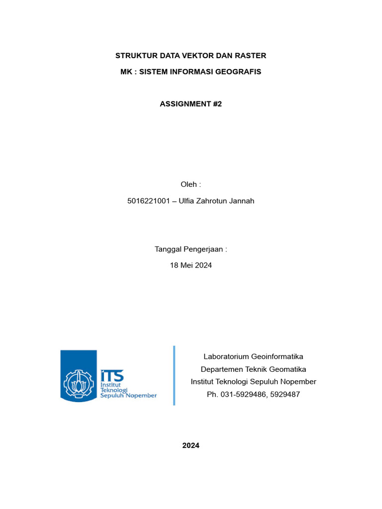 Struktur Data Vektor Dan Raster | PDF