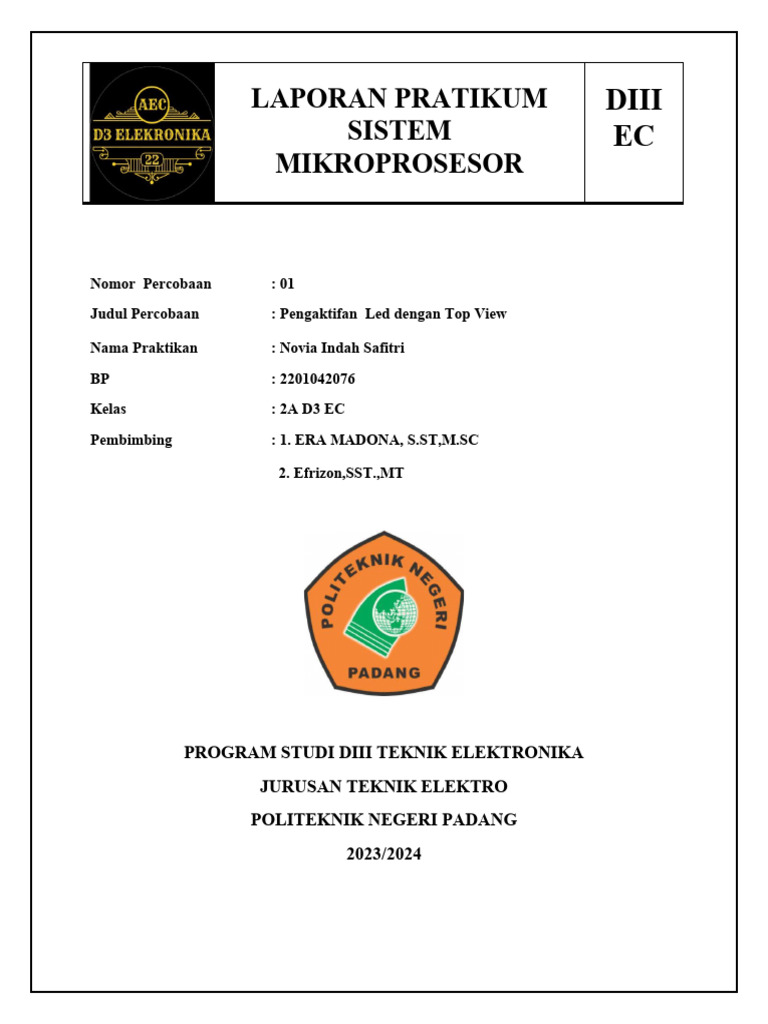 Pengaktifan LED dengan Top View Simulator | PDF | Bisnis | Komputer