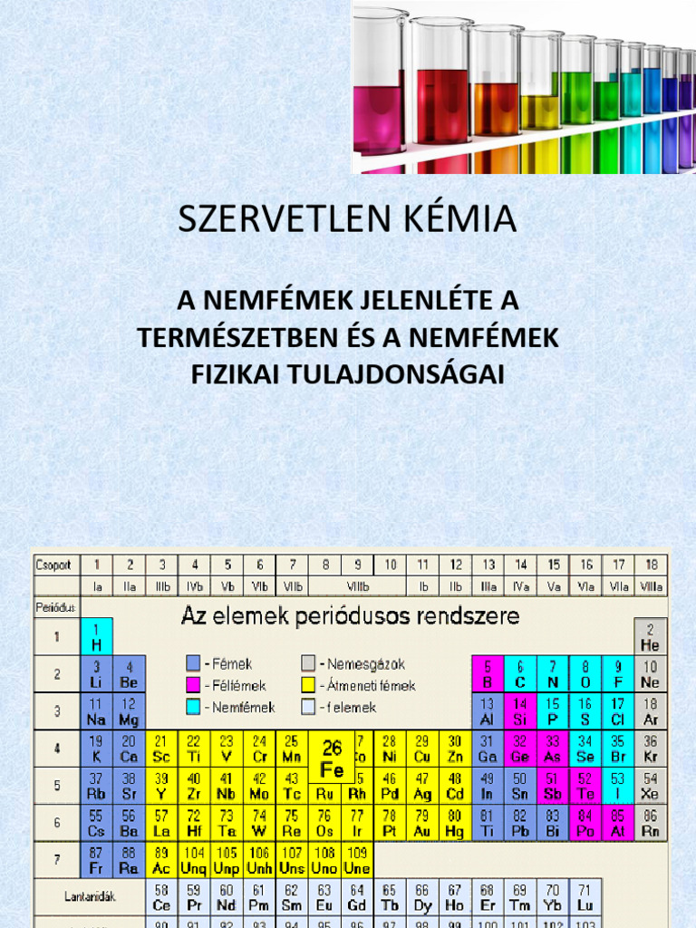 Szervetlen Kémia. | PDF