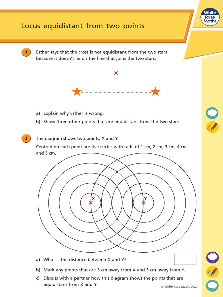 Locus Equidistant from Two Points | PDF | Elementary Geometry ...