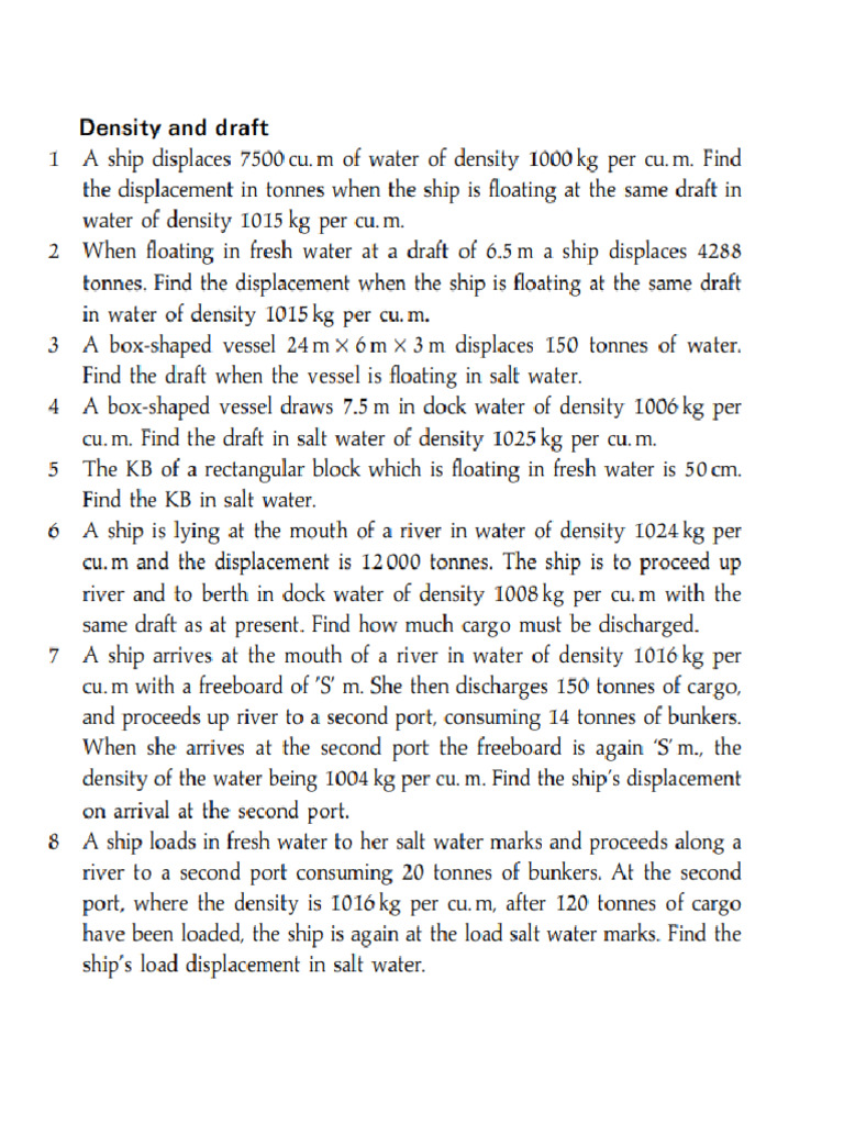 Problem Density and TPC | PDF