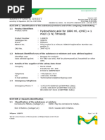 SDS Sodium Hydroxide Sigma Aldrich | PDF | Dangerous Goods | Chemistry
