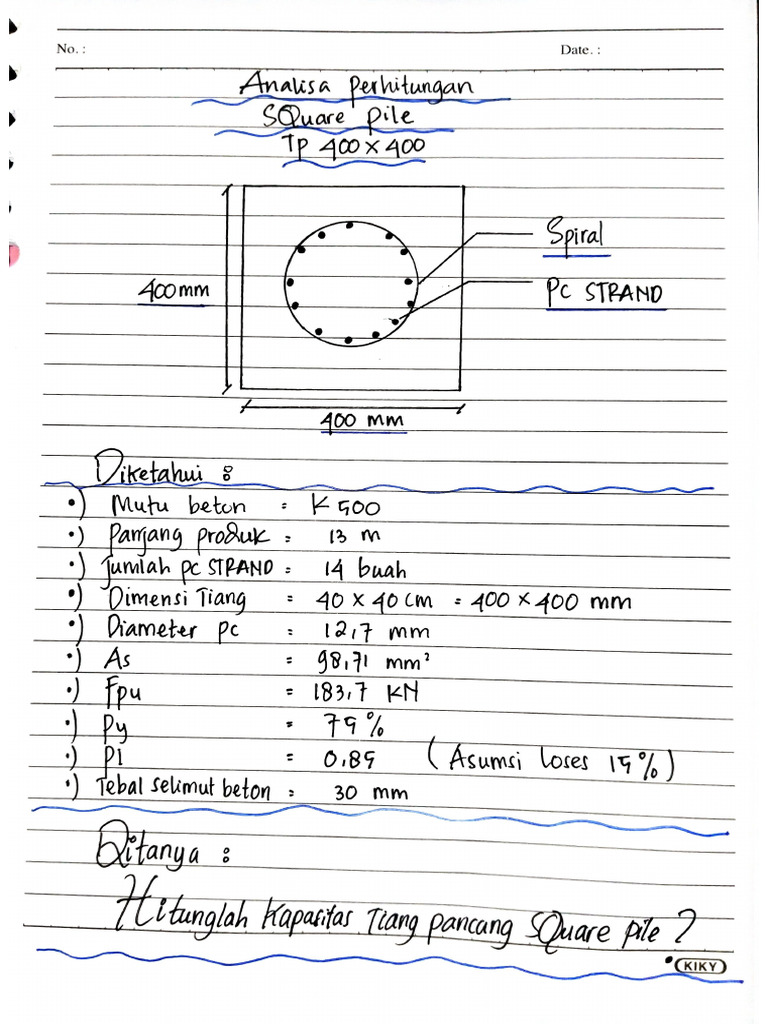 Tugas Uas Beton Prategang | PDF