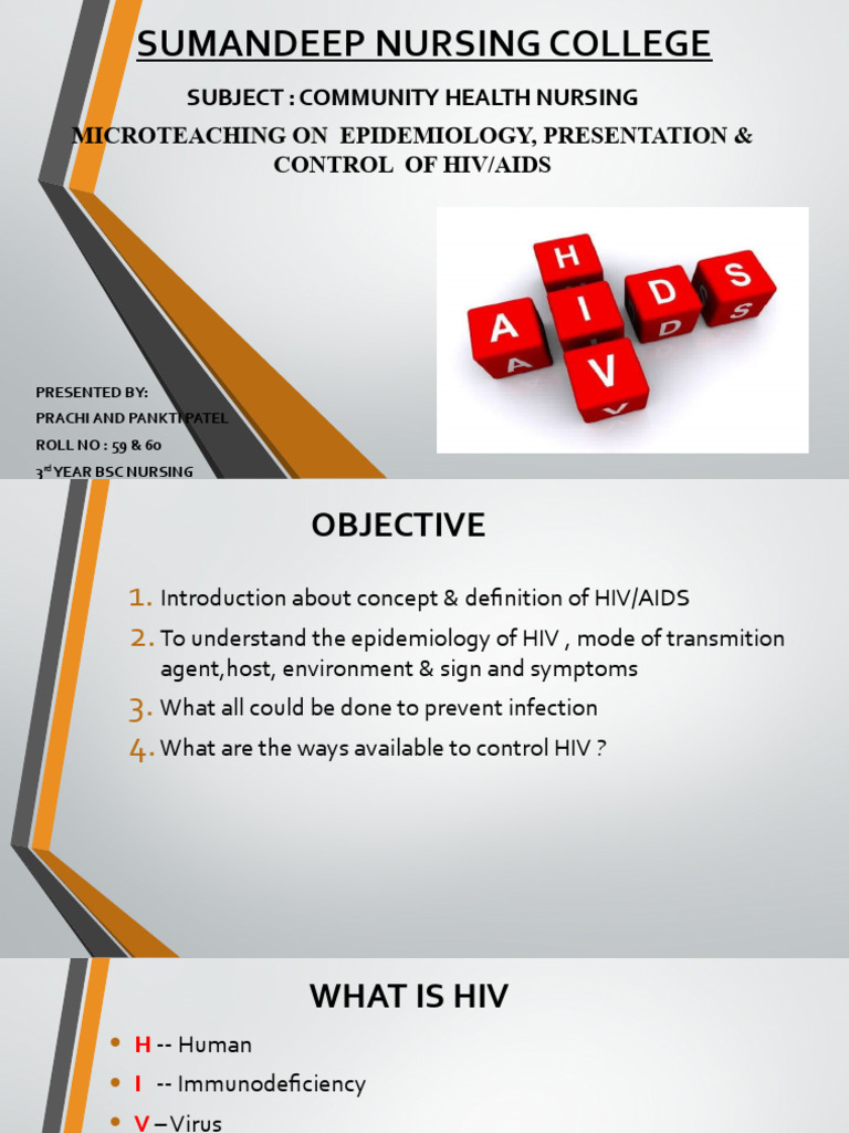 ppt on aids | PDF | Hiv/Aids | Hiv