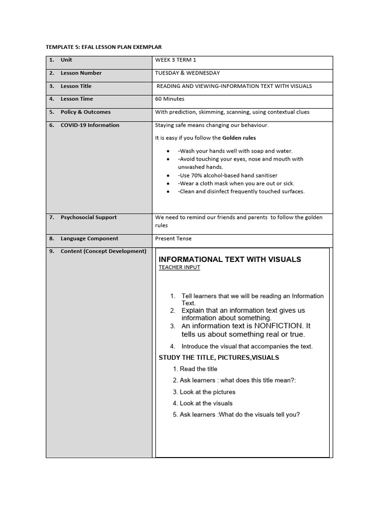 grade-5-efal-reading-viewing | PDF | Education Theory | Cognitive Science