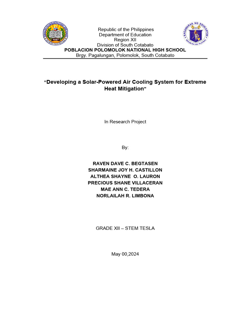 PR1 - Cover Title Page Final | PDF