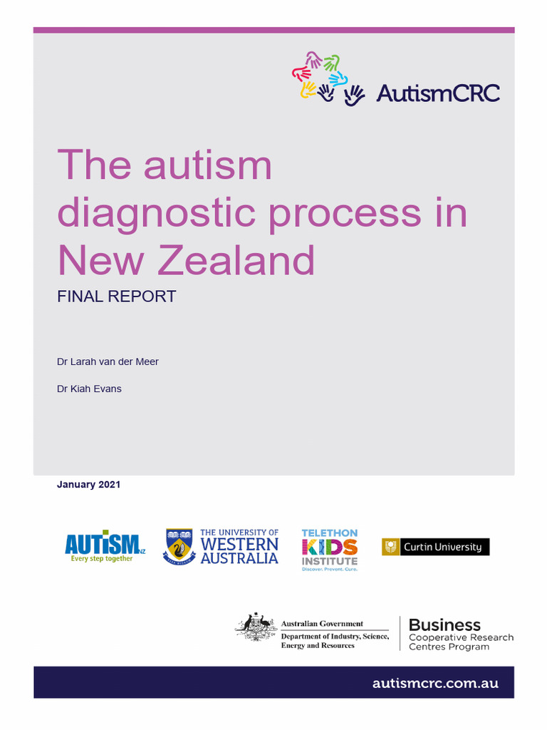 Autism NZ-Diagnostic-Practices Final-Report 2021 | PDF | Autism ...