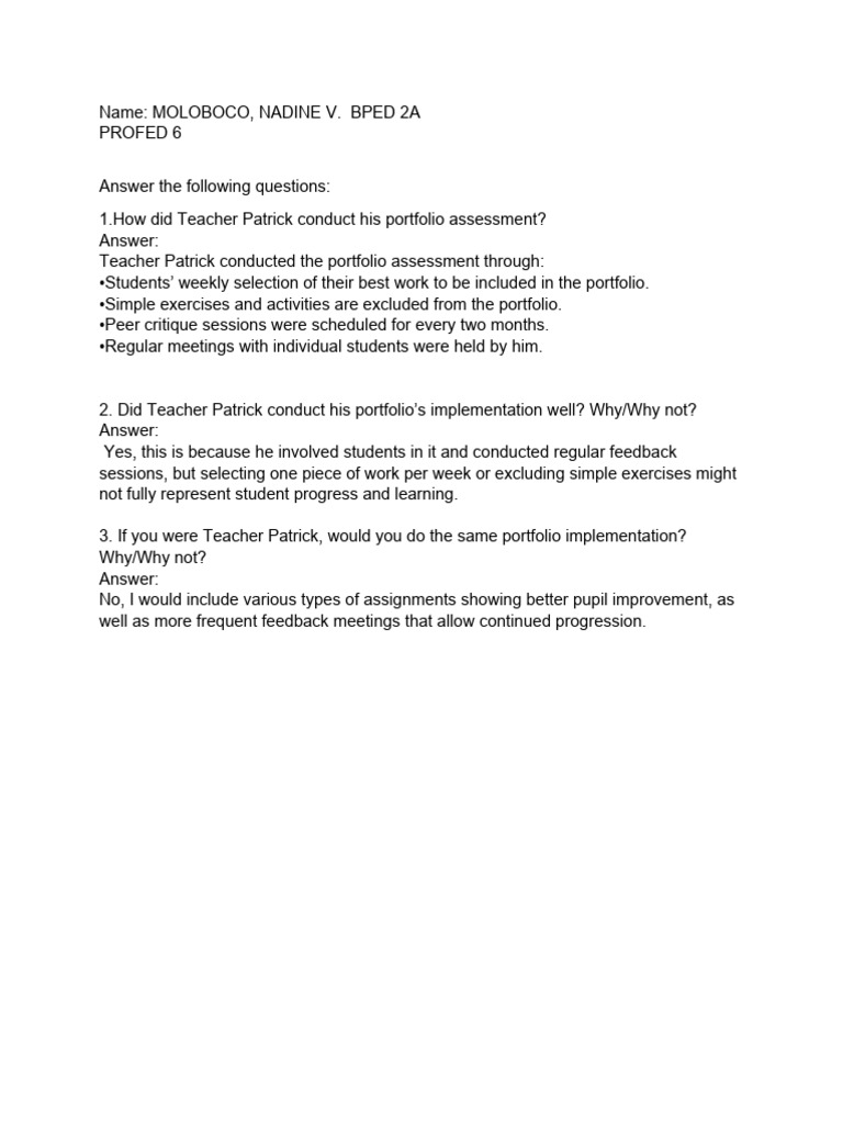 MOLOBOCO (ProfEd 6 Task) | PDF